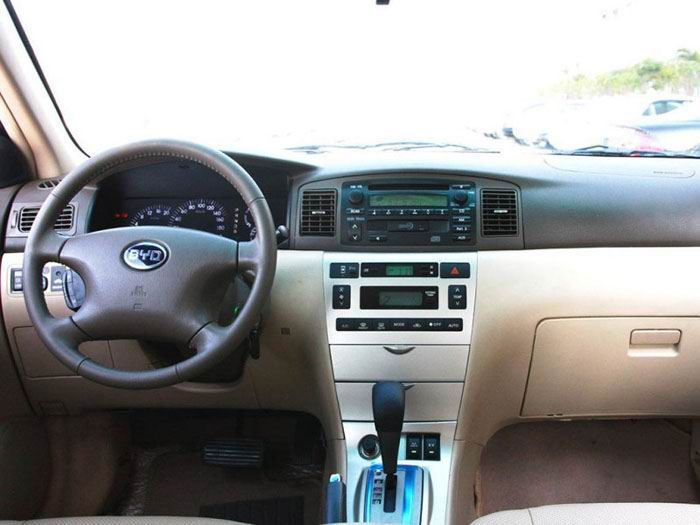BYD F3 technical specifications and fuel economy